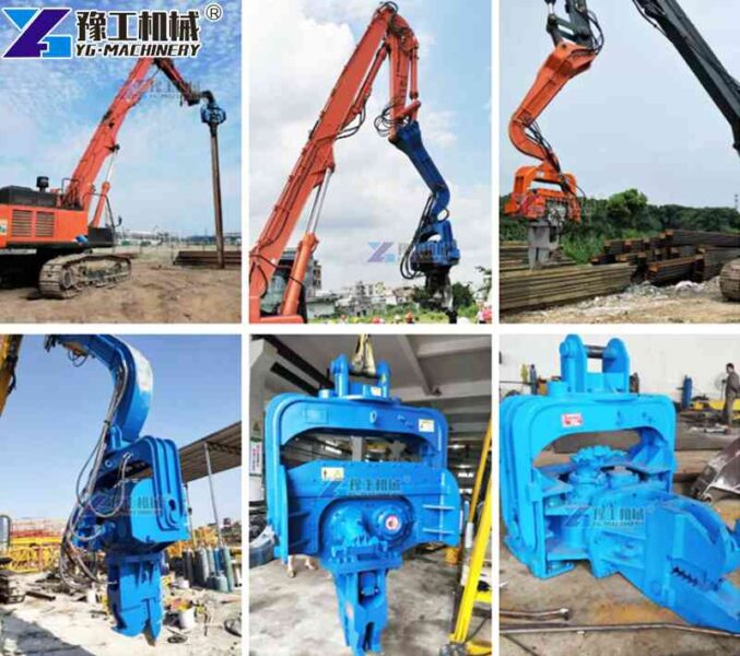 6-15m Vibratory Pile Driver / Extractor | Pile Hammer Price