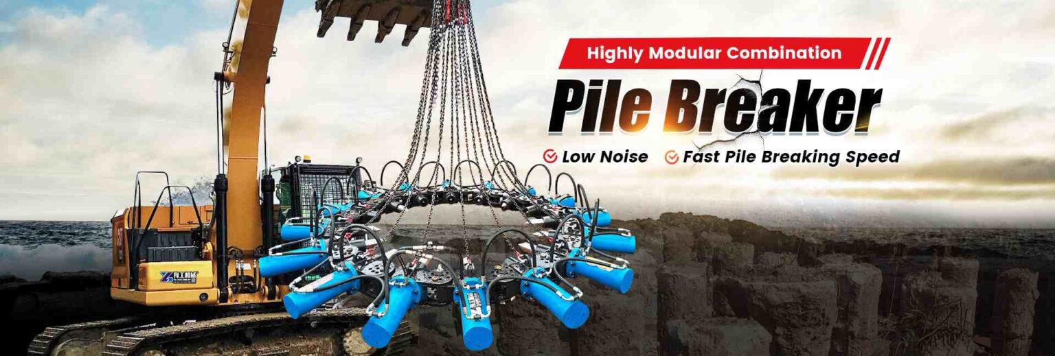 Concrete Pile Breaker | Pile Crusher Machine for Excavators